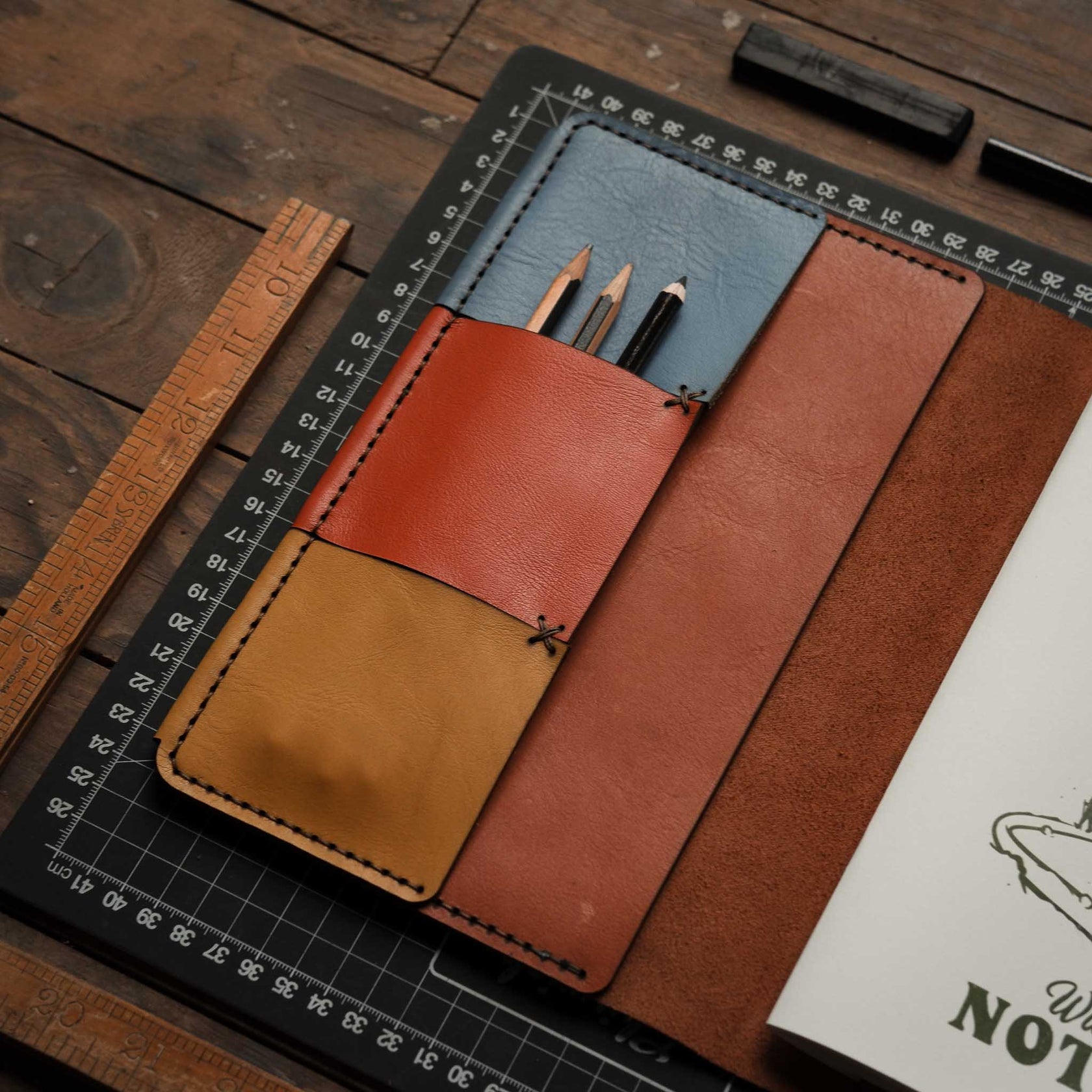 A5 Leather Notebook Cover - Creative Range – The Great Break