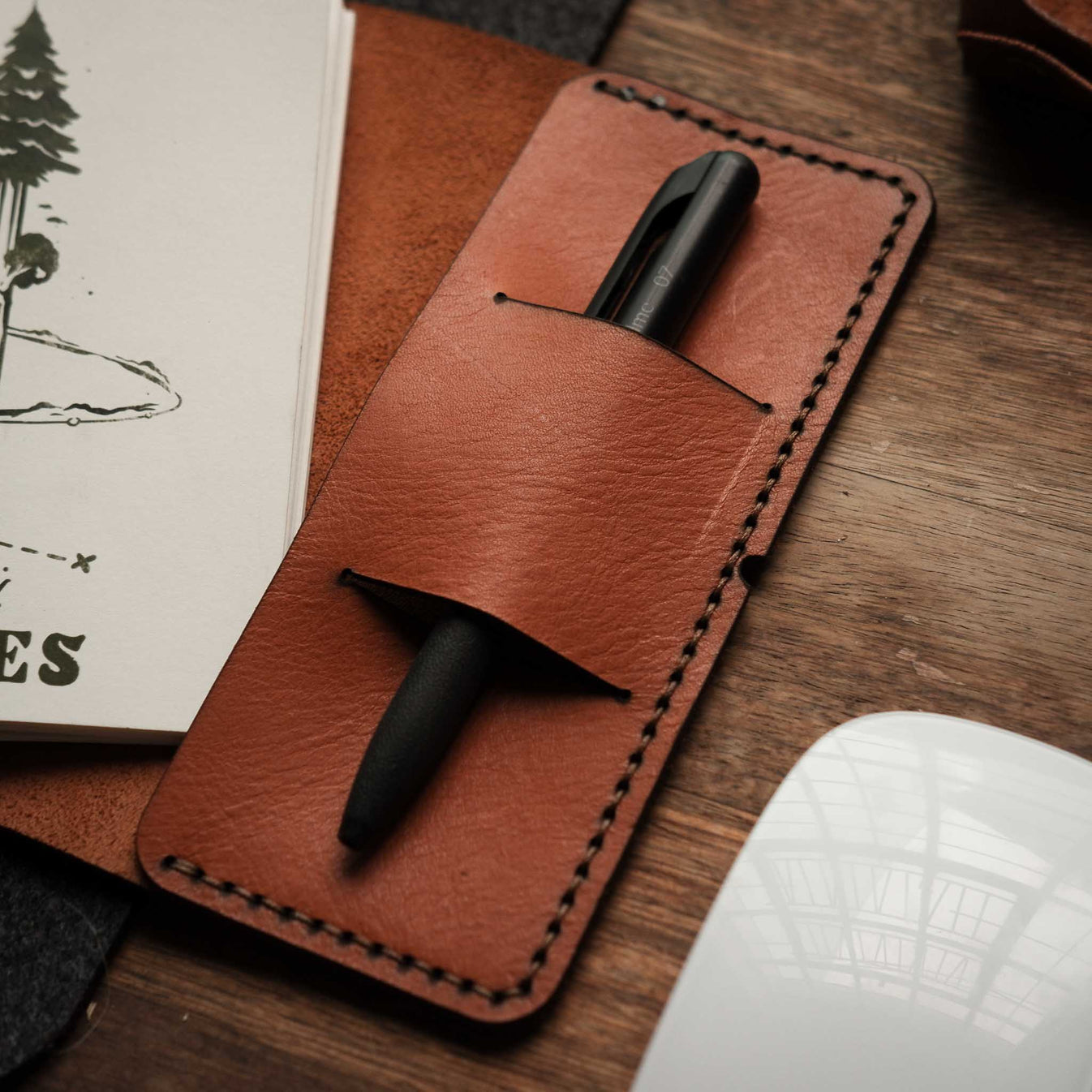 A6 Leather Notebook Cover - Minimalist Range – The Great Break