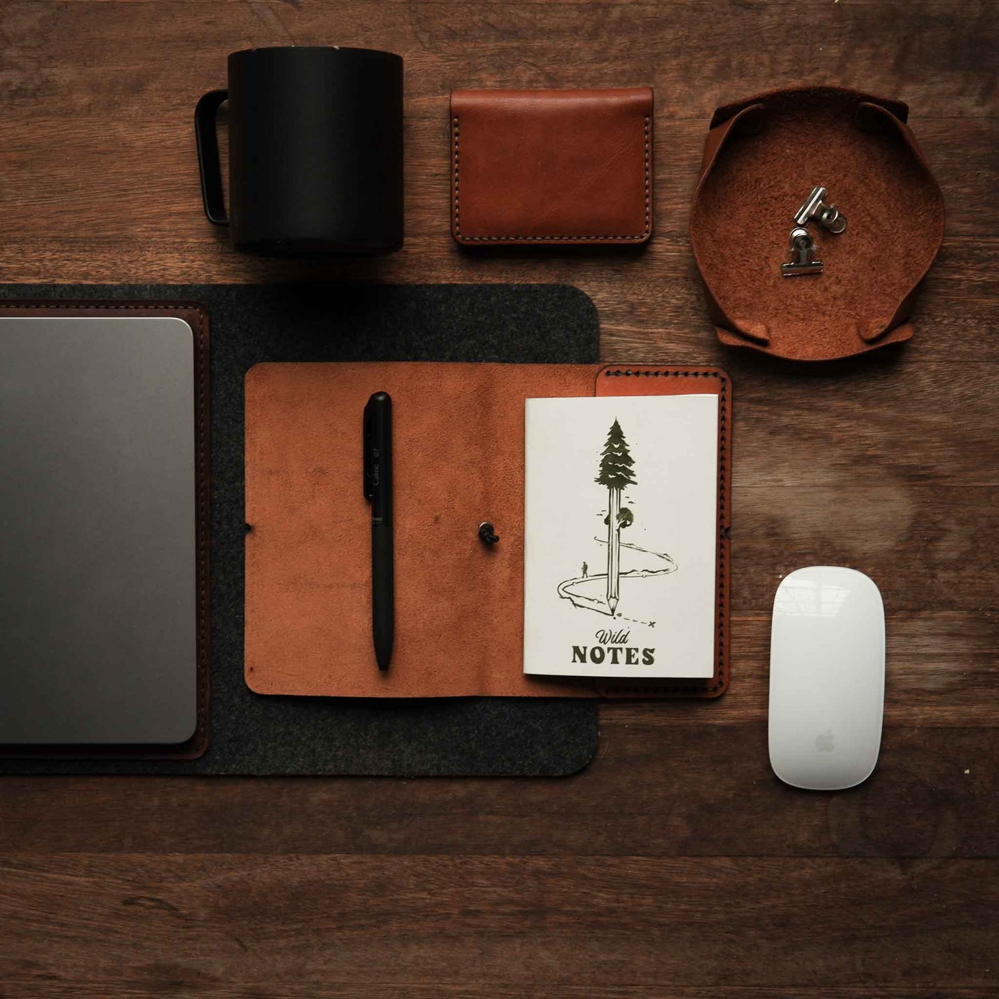 A6 Leather Notebook Cover - Minimalist Range – The Great Break