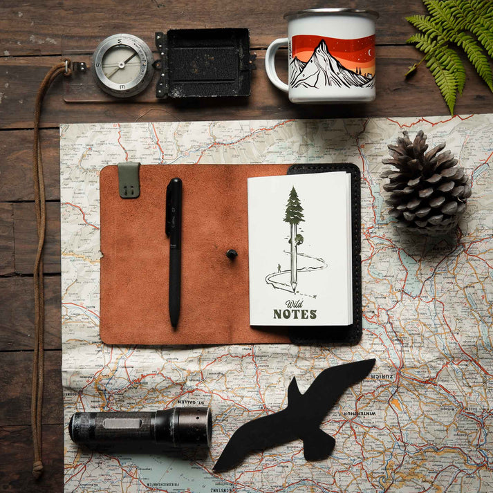 A6 Leather Notebook Cover - Adventure Range – The Great Break