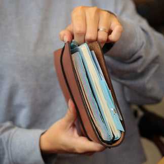 A5 Leather Journal Cover - Floral Range – The Great Break