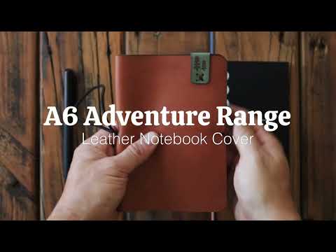 A6 Leather Notebook Cover - Adventure Range – The Great Break